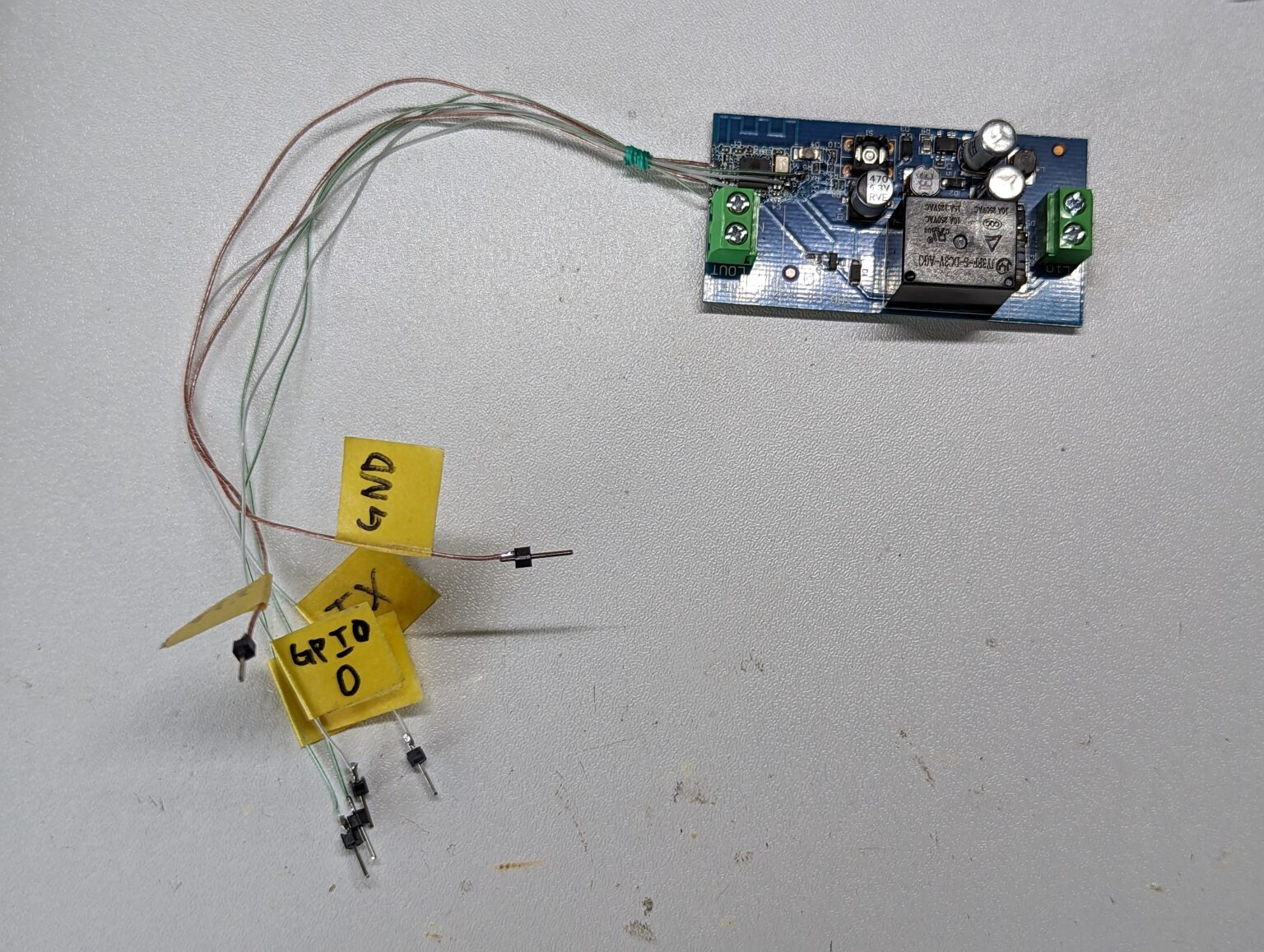 AliExpressで買ったスマートスイッチ(ESP8285)にArduino IDEのスケッチを書き込む - Unagi Dojyouのブログ(備忘録)